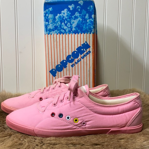 Popcorn | Shoes | 8s Vintage Popcorn Pink Sneakers 7 Movie | Poshmark